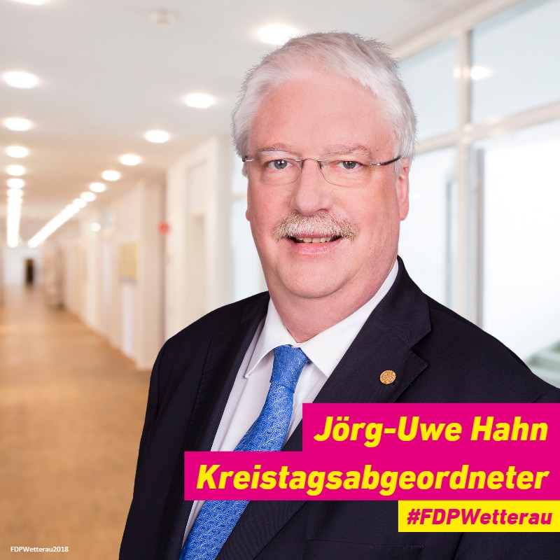 Hahn auf vier Infoständen | FDP Wetterau